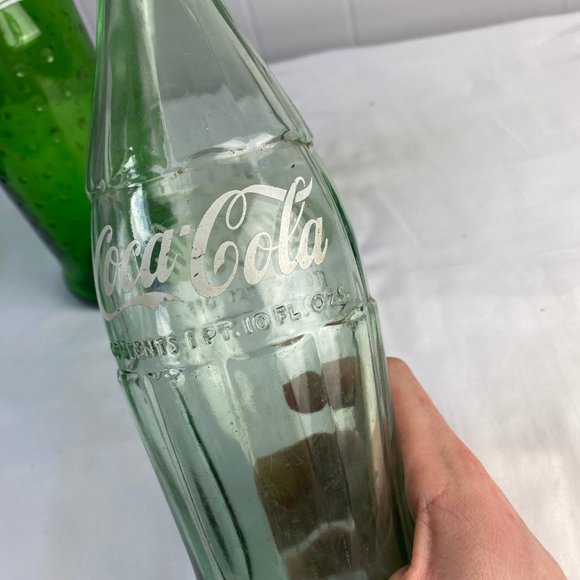 Vintage | Other | Vintage Cocacola And Sprite Pint Glass Bottles | Poshmark